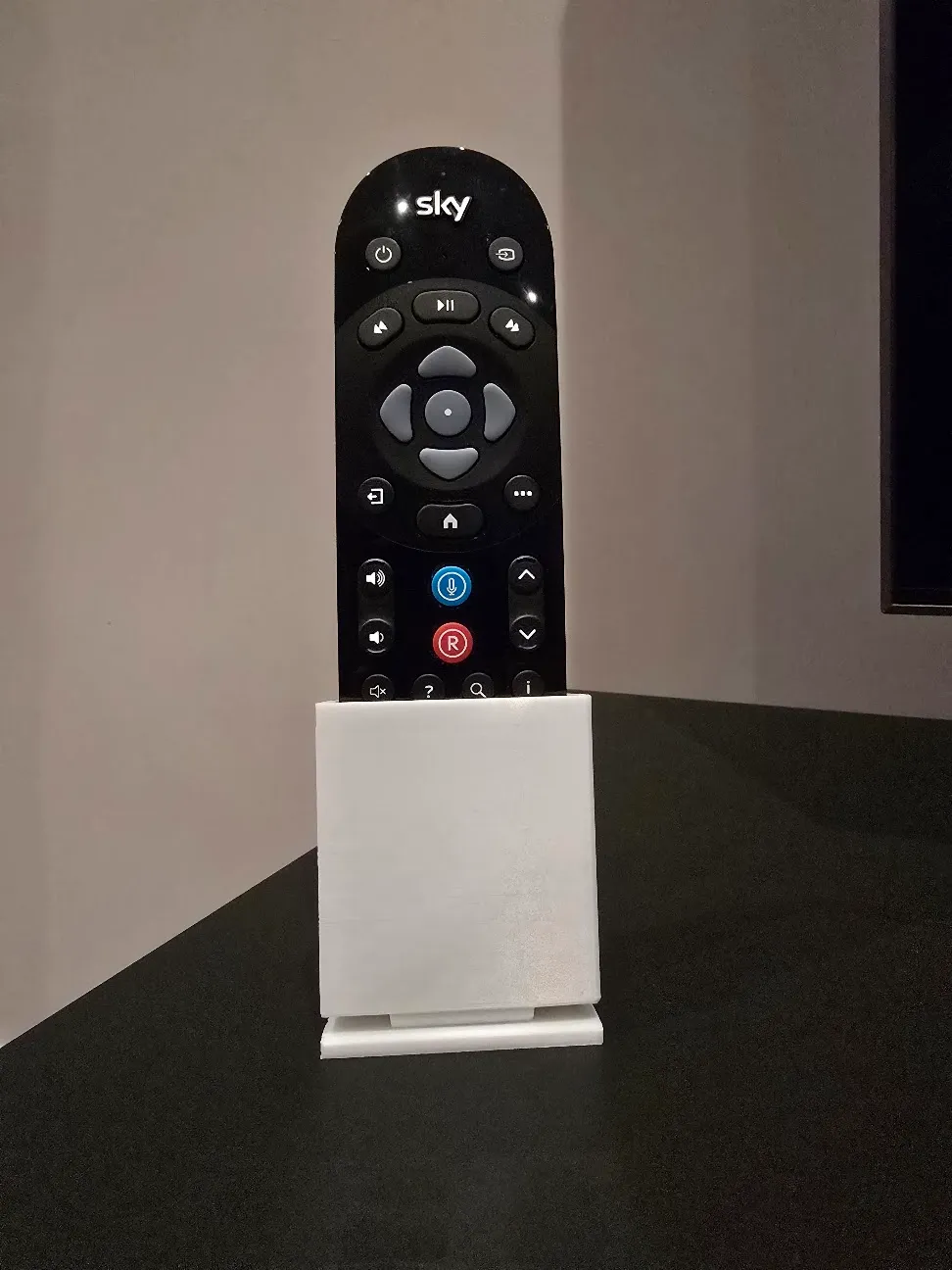 SkyQ Remote Control Holder - Free 3D Print Model - MakerWorld