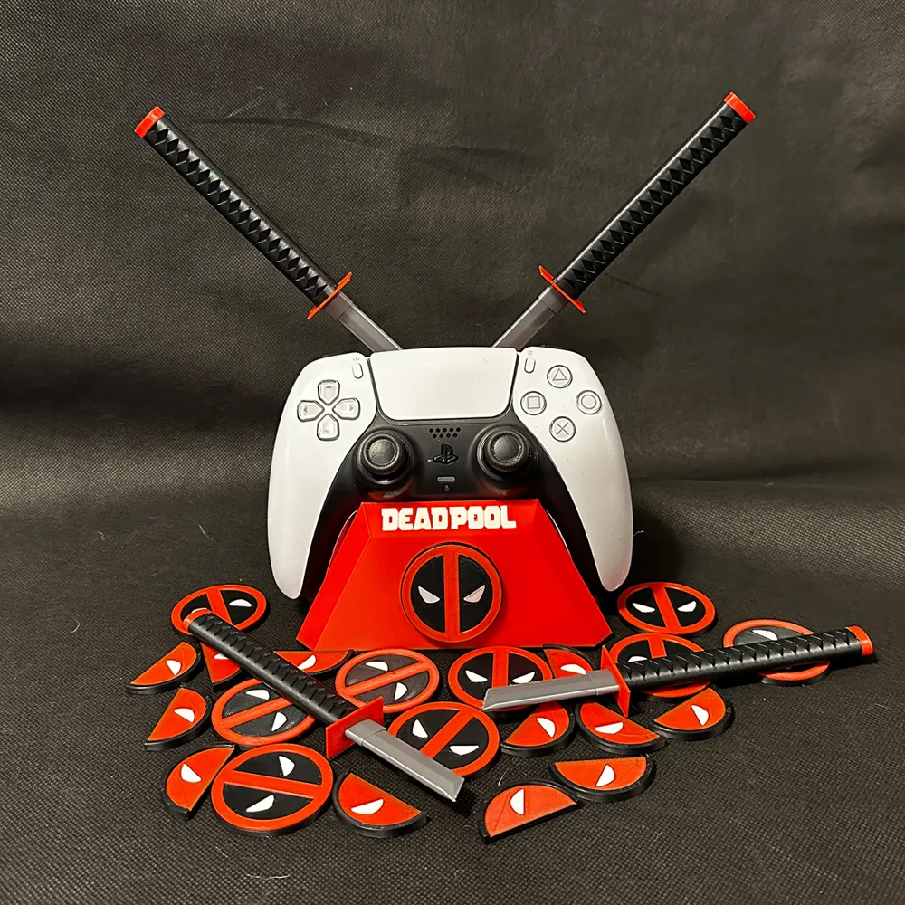 Stand for Dualsense - Deadpool by ShQ@r.Ok MakerWorld: Download Free 3D ...