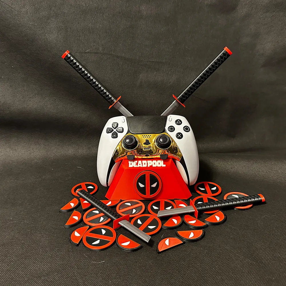 Stand for Dualsense - Deadpool by ShQ@r.Ok MakerWorld: Download Free 3D ...