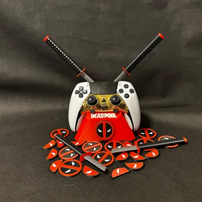 Stand for Dualsense - Deadpool by ShQ@r.Ok MakerWorld: Download Free 3D ...