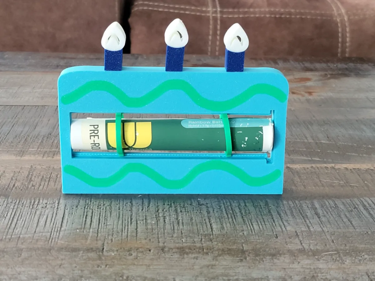 Birthday Pre-Roll Holder - Free 3D Print Model - MakerWorld
