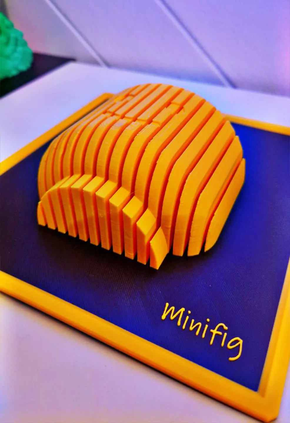 Layered Minifig Brick Head - 3D Art - No AMS by SA3D Designs MakerWorld ...