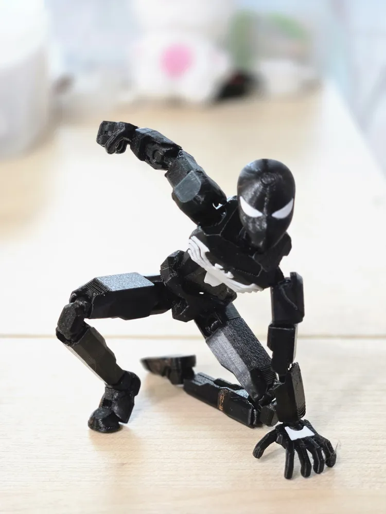 Proto 9 Spider Man Black Webbing Action Figure - Free 3D Print Model ...