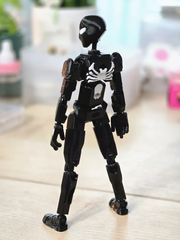 Proto 9 Spider Man Black Webbing Action Figure - Free 3D Print Model ...