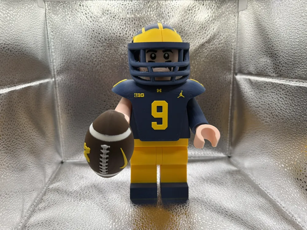 Michigan Wolverine Football - Pick Jersey/Player - Free 3D Print Model ...