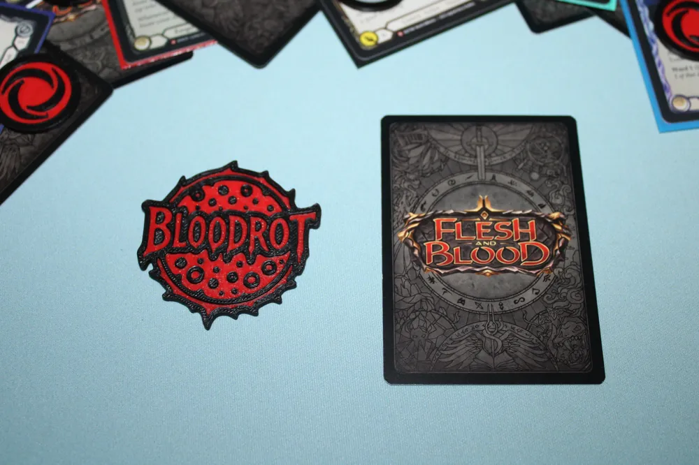 Flesh and Blood FAB TCG Token - BloodRot by Westly MakerWorld: Download ...