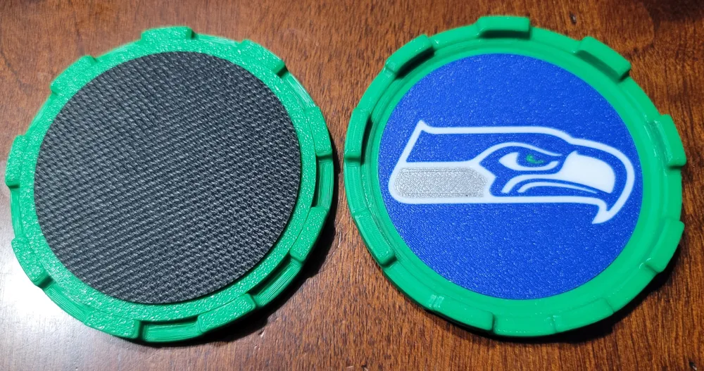 COASTER MASTER INSERT - SEATTLE SEAHAWKS by mercadogarzas - MakerWorld