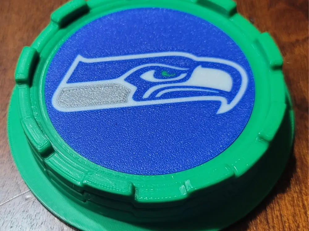 COASTER MASTER INSERT - SEATTLE SEAHAWKS by mercadogarzas - MakerWorld
