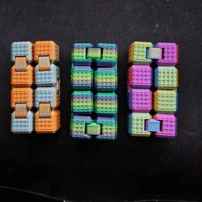 Textured Infinity Cube fidget by chriscreatesprints MakerWorld ...