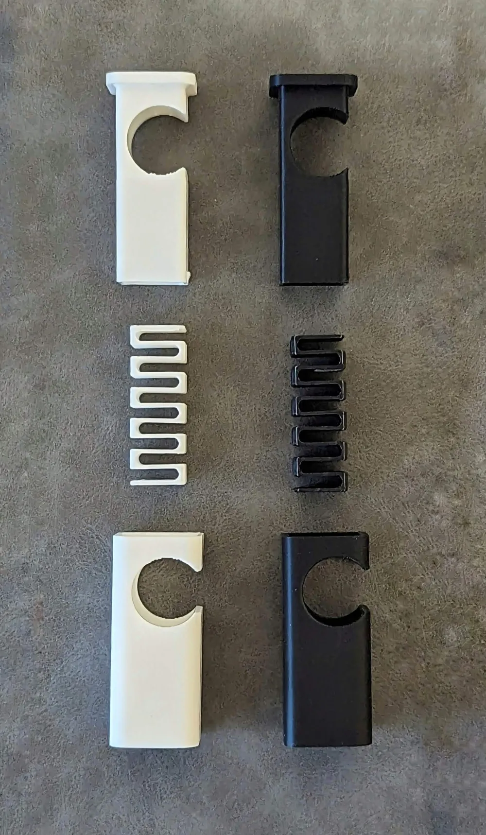 Bag clip with fully printed mechanism (printed spring works even in PLA ...