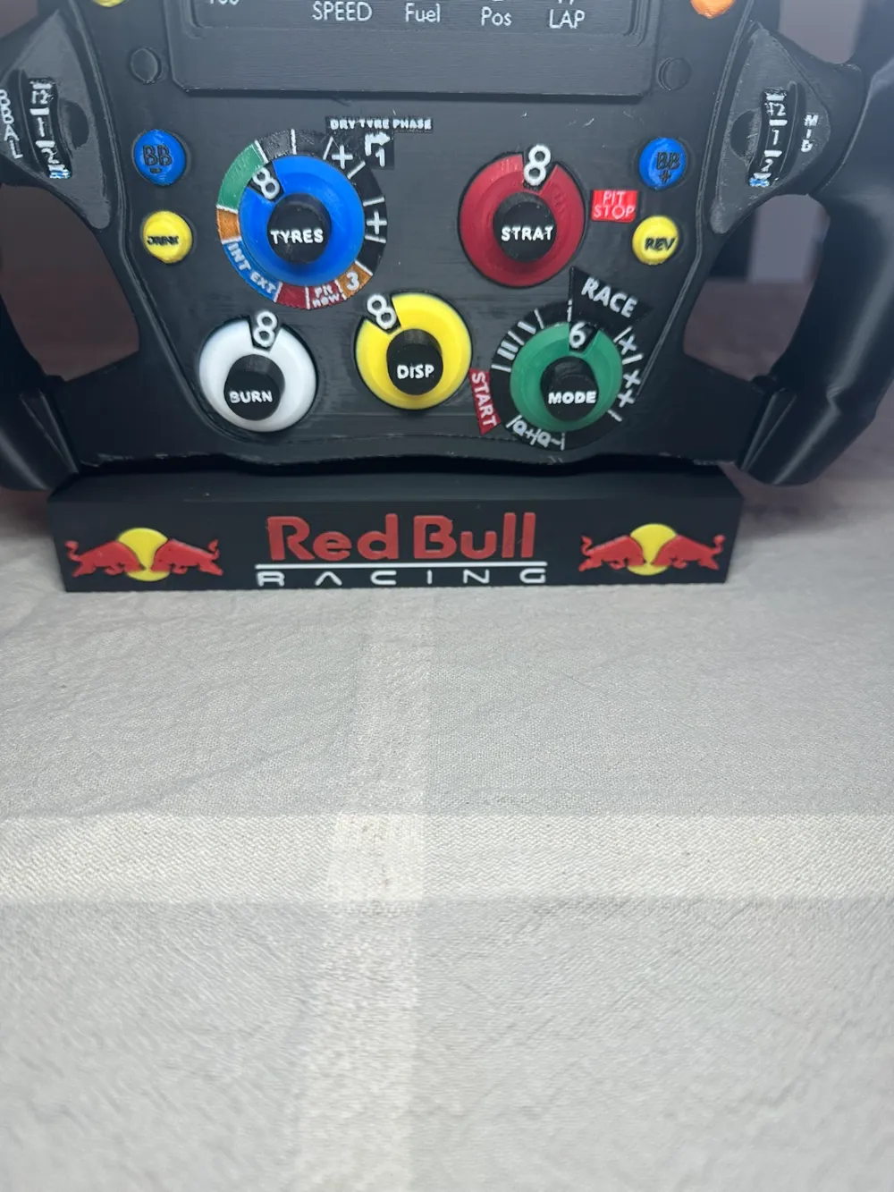 red bull steering wheel Liam Lawson by marconooren MakerWorld: Download ...