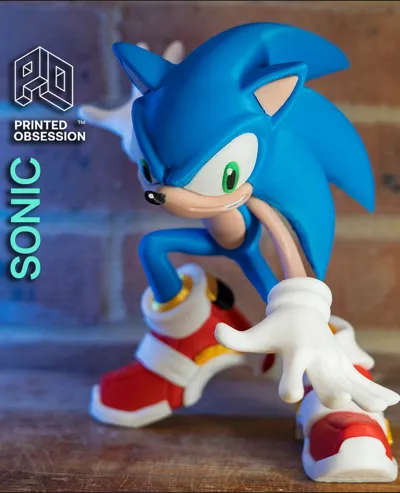 Sonic - Fan Art - Print in Pieces - Full color by Printed Obsession ...