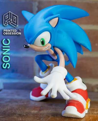 Sonic - Fan Art - Print in Pieces - Full color by Printed Obsession ...
