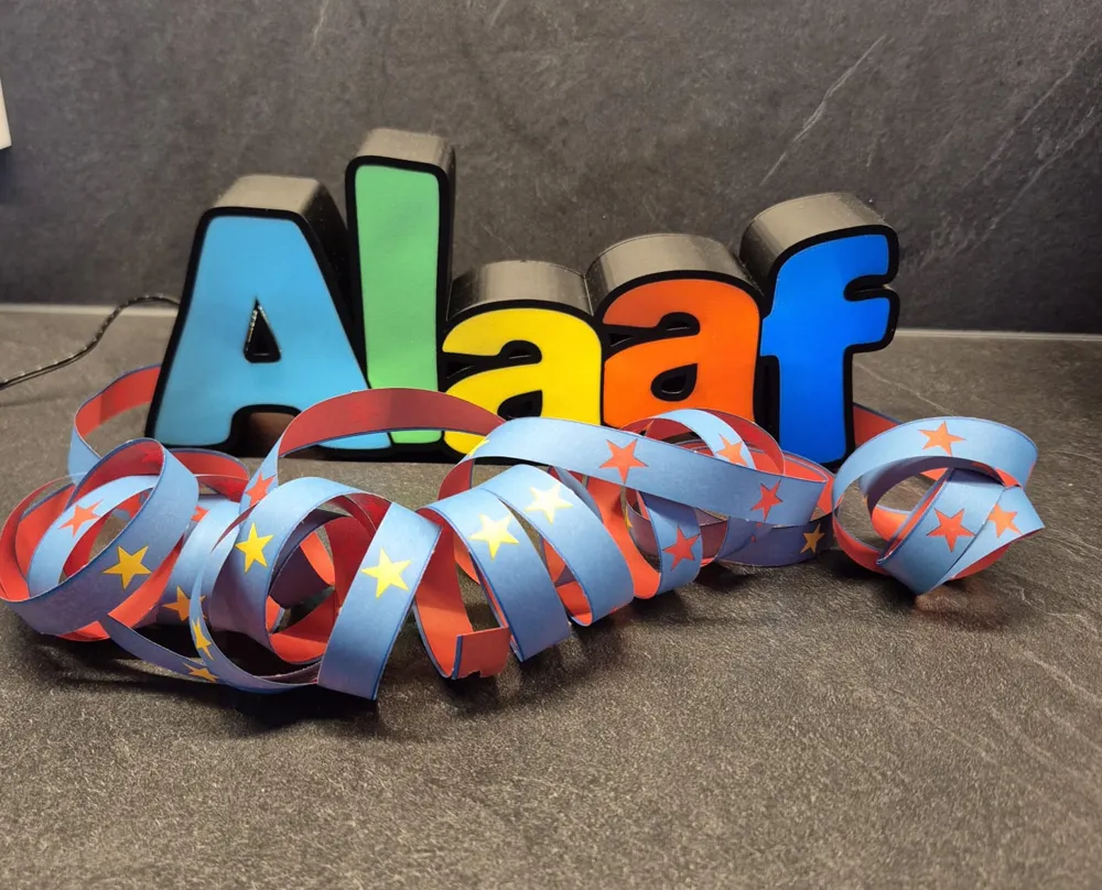 Alaaf LED-Leuchtbox – Kostenloses 3D-Druckmodell – MakerWorld