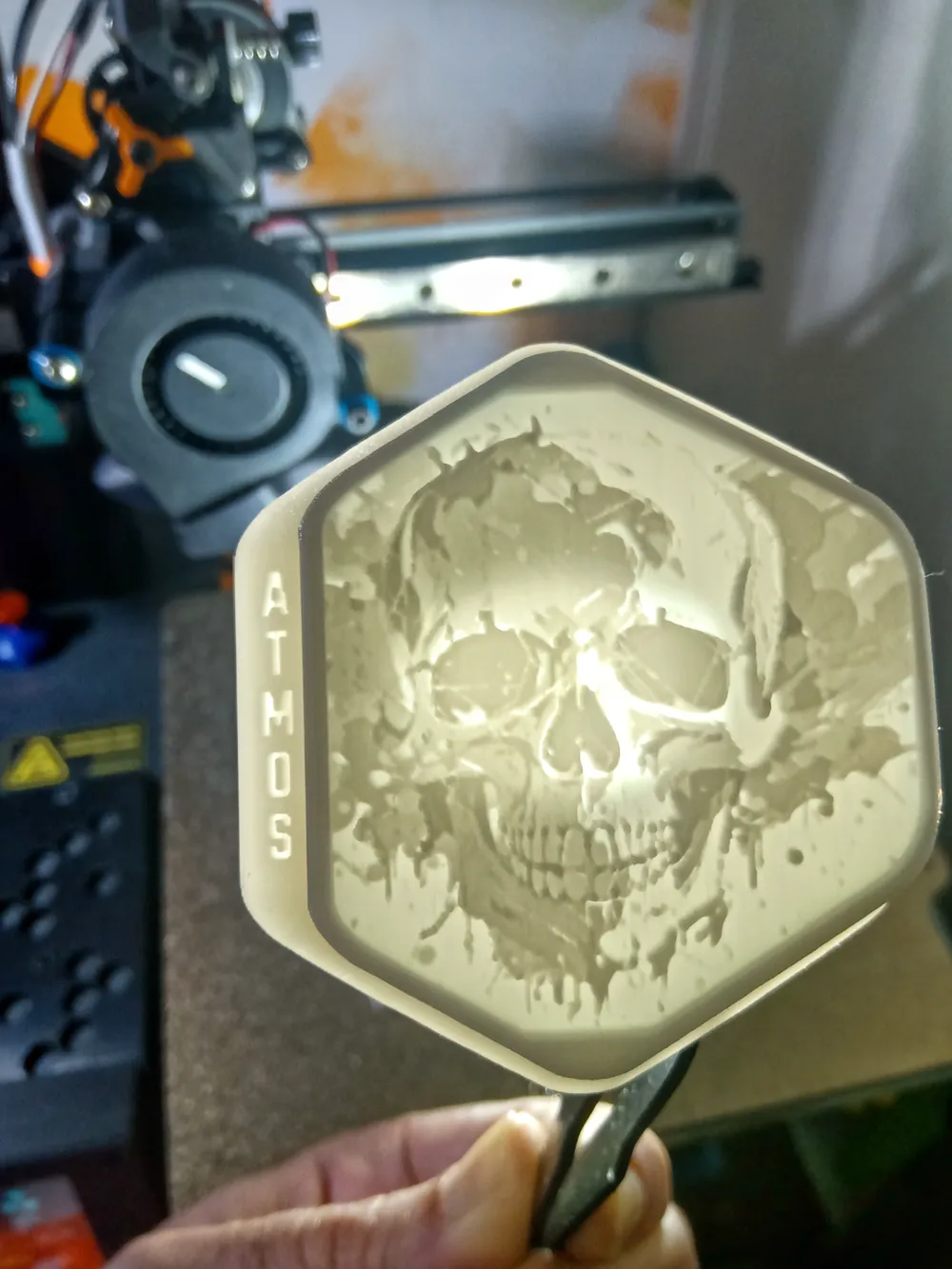 Master Liquid ATMOS - Cover skull lithophane by morfaber78 - MakerWorld