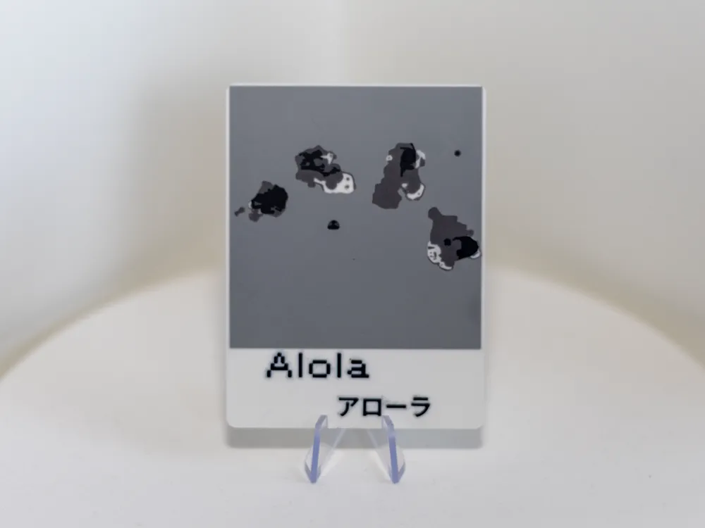 Pokémon Alola Map - For Binder or Display - Free 3D Print Model ...