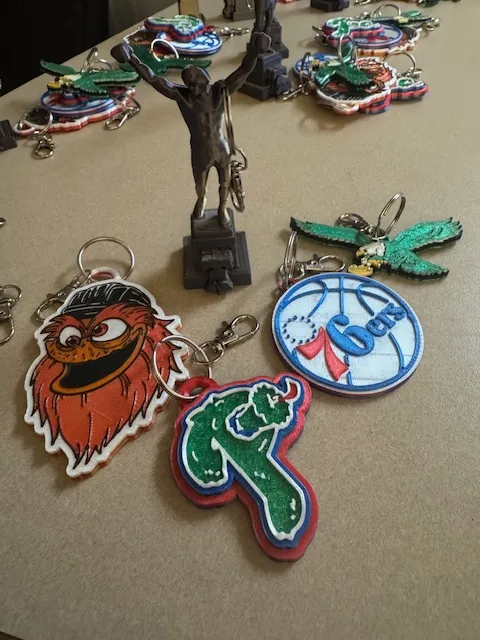 Rocky Balboa Keychain- Gold & Color by Ponderverse MakerWorld: Download ...
