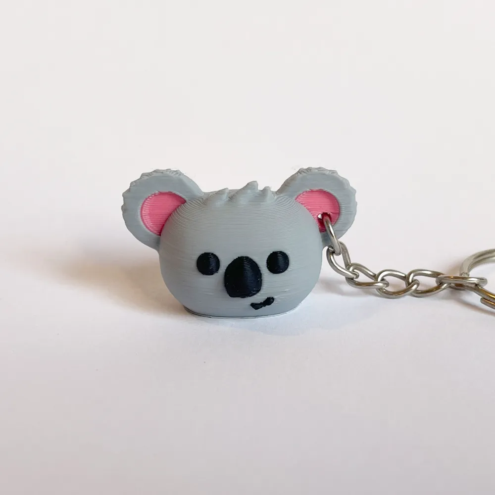 Cute Koala Keychain - Free 3D Print Model - MakerWorld