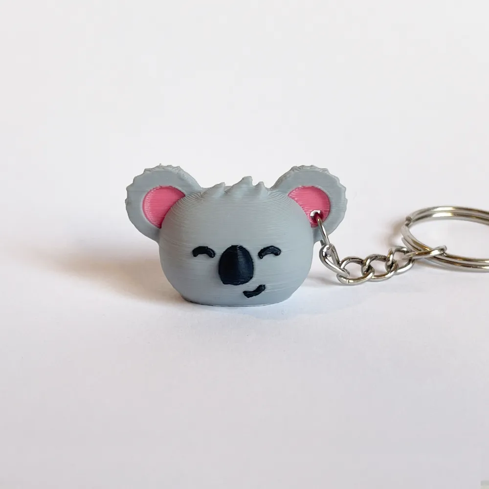 Cute Koala Keychain - Free 3D Print Model - MakerWorld