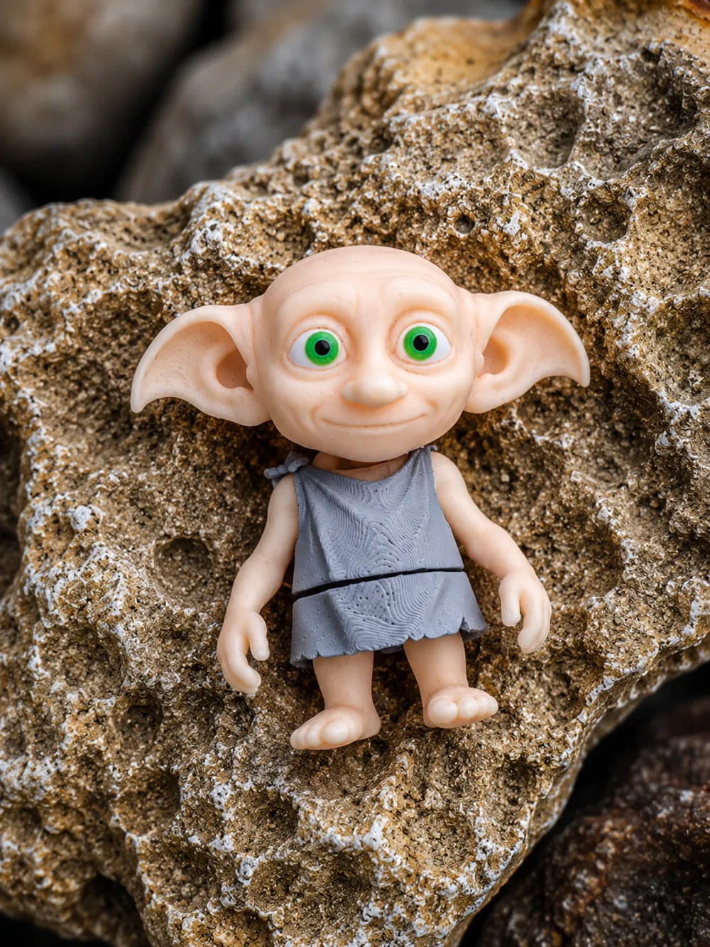 mini flexi Dobby (Harry Potter) - Free 3D Print Model - MakerWorld
