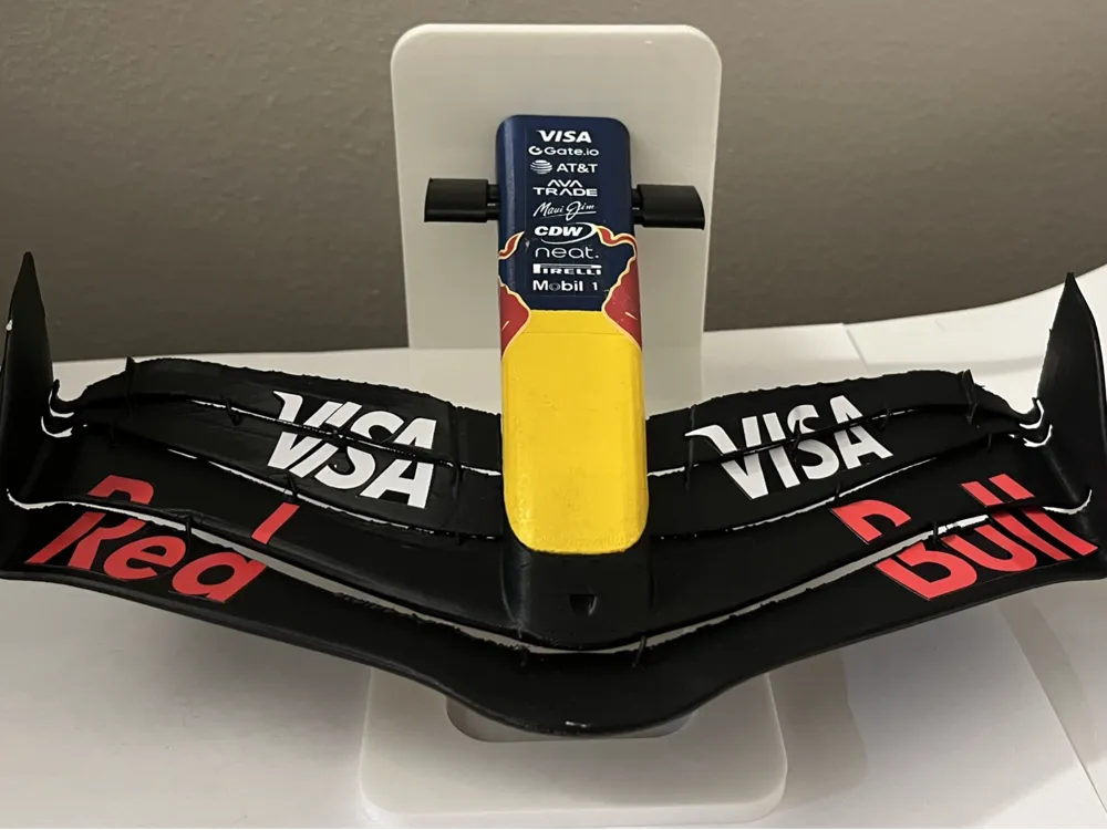 RB-21 F1 FRONT WING 2025 SCALED 1:8 - Free 3D Print Model - MakerWorld