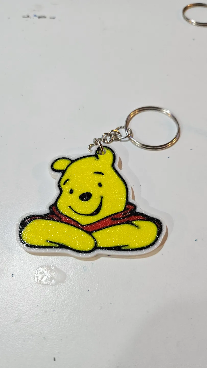 Winnie the Pooh keychains set of 3 by Tommy Gun - MakerWorld
