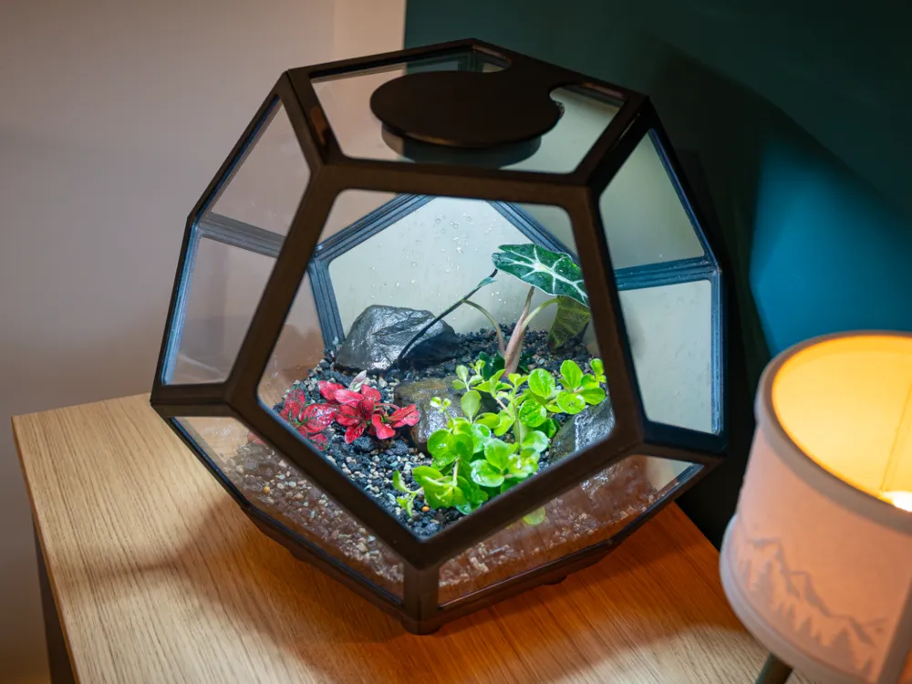 Modular Plant Terrarium / Bottle Garden - Free 3D Print Model - MakerWorld