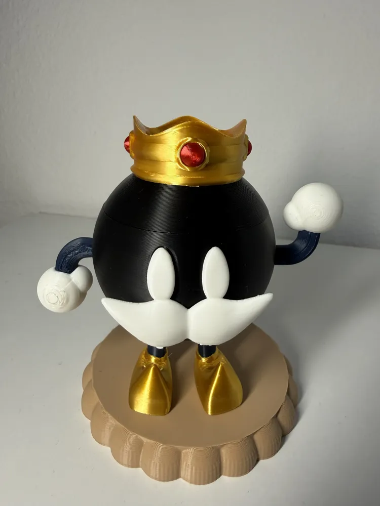 Figura de Rey-Bob-Omb - Super Mario - Modelo de impresión 3D gratuito ...