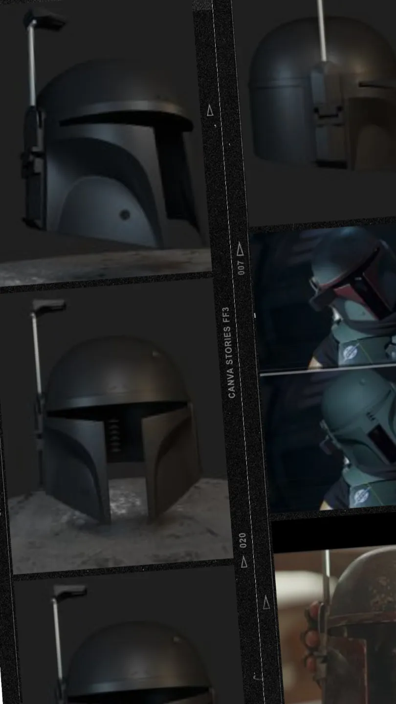 Cobb Vanth / Boba Fett post sarlacc Helmet by Mark Dra MakerWorld: Download Free 3D Models