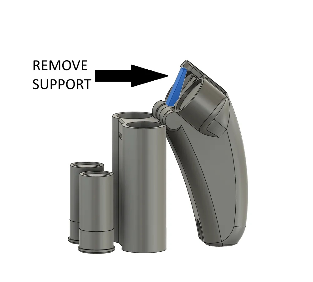 Fidget Double barrel shotgun keychain - Free 3D Print Model - MakerWorld