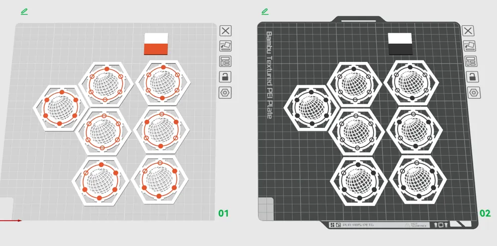 Hex'el Tiles from Andor (star wars boardgame) - Free 3D Print Model ...