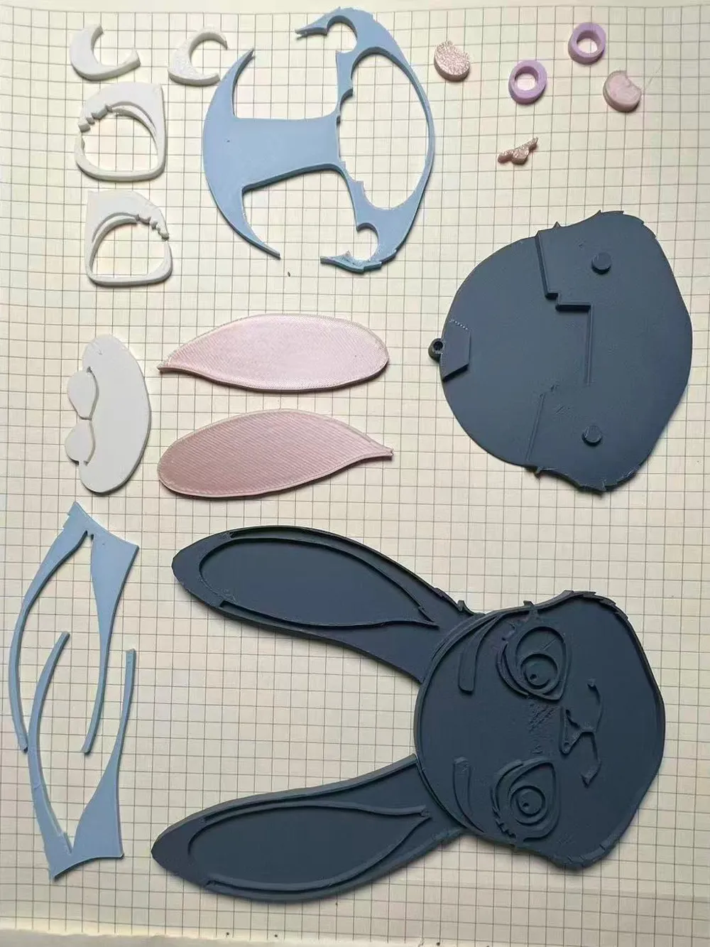 Zootopia Judy DIY Pendant Bag Charm Keychain 丨 Movable Ears (No AMS) by ...