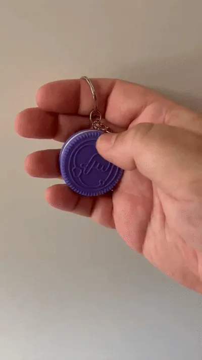 Chaveiro inspirado na colaboração OREO x BTS - Modelo gratuito para ...