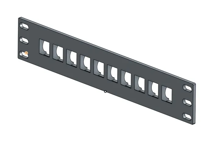 Patchpanel for 10 keystones 10" rack by just actual kevin MakerWorld: Download Free 3D Models