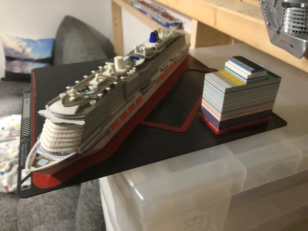 P&O Cruises Arvia 1:1000 Multi Colour Full or Waterline - Free 3D Print ...