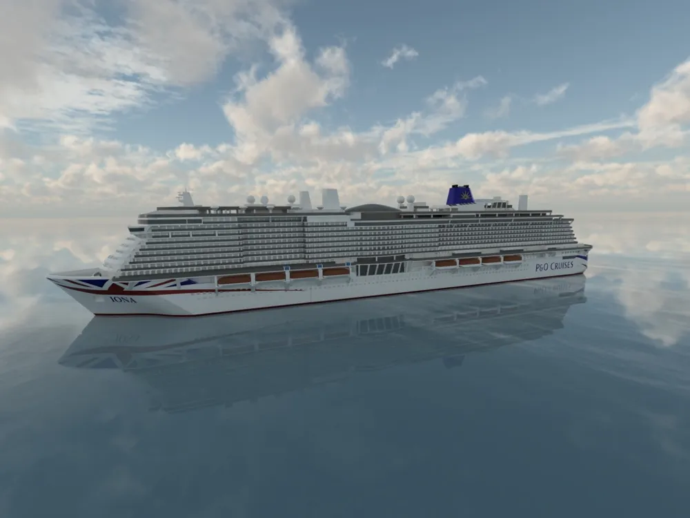 P&O Cruises Arvia 1:1000 Multi Colour Full or Waterline - Free 3D Print ...
