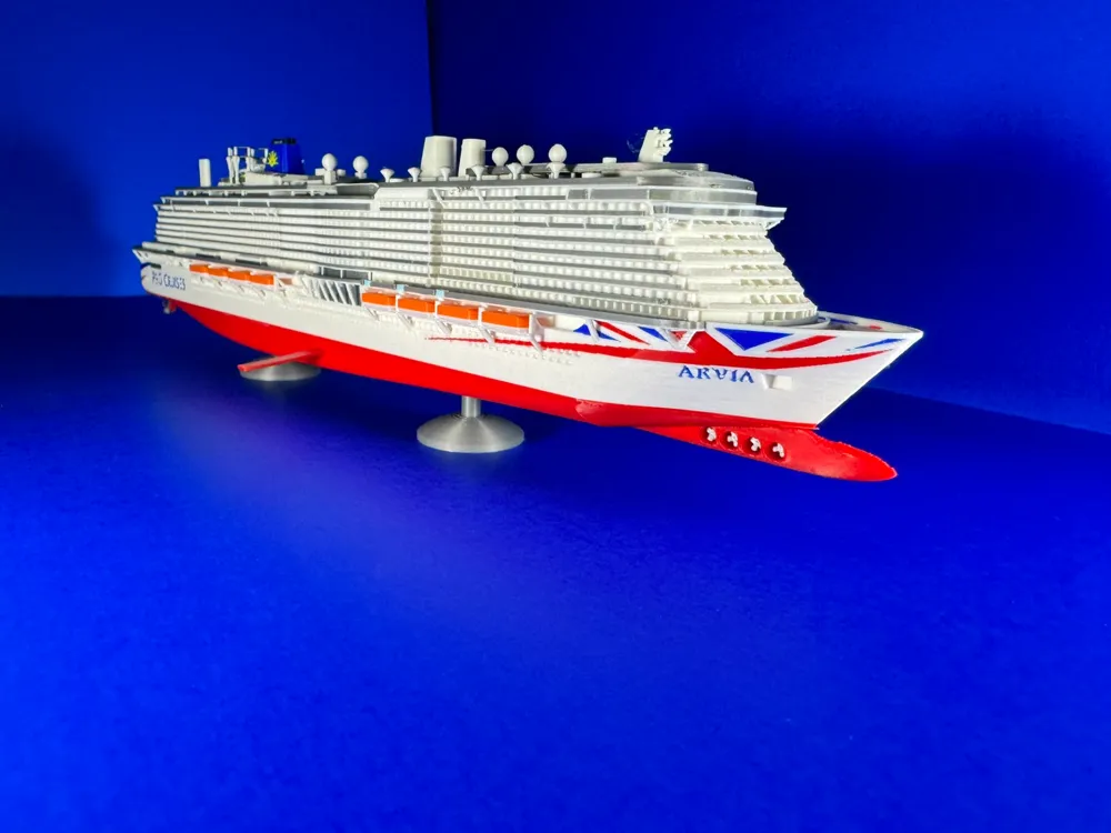 P&O Cruises Arvia 1:1000 Multi Colour Full or Waterline by Ukdavewood ...