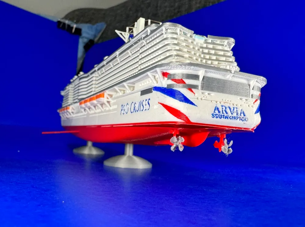 P&O Cruises Arvia 1:1000 Multi Colour Full or Waterline by Ukdavewood ...