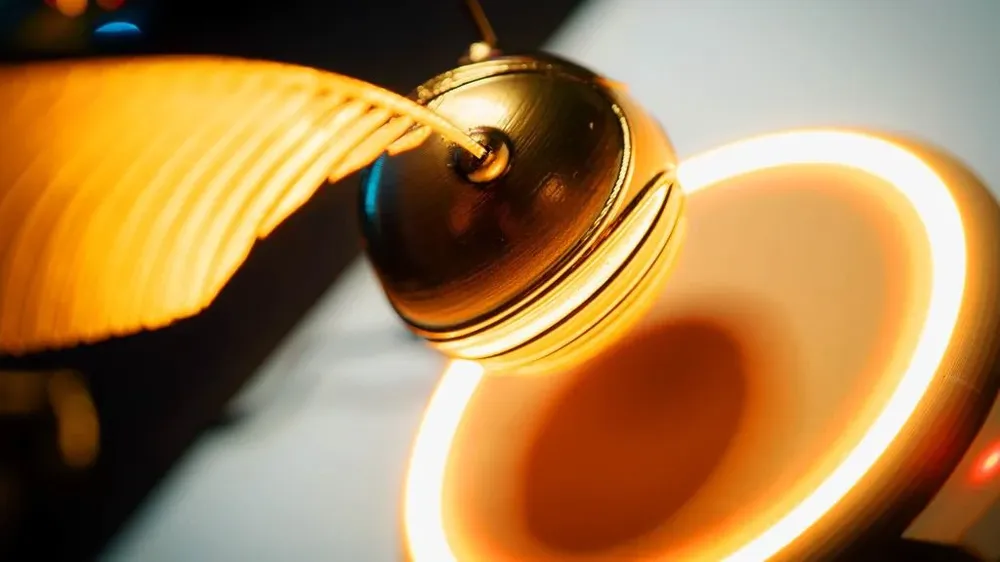 Levitating Golden Snitch by NaughtyFrogMakerWorld: Download Free 3D Models