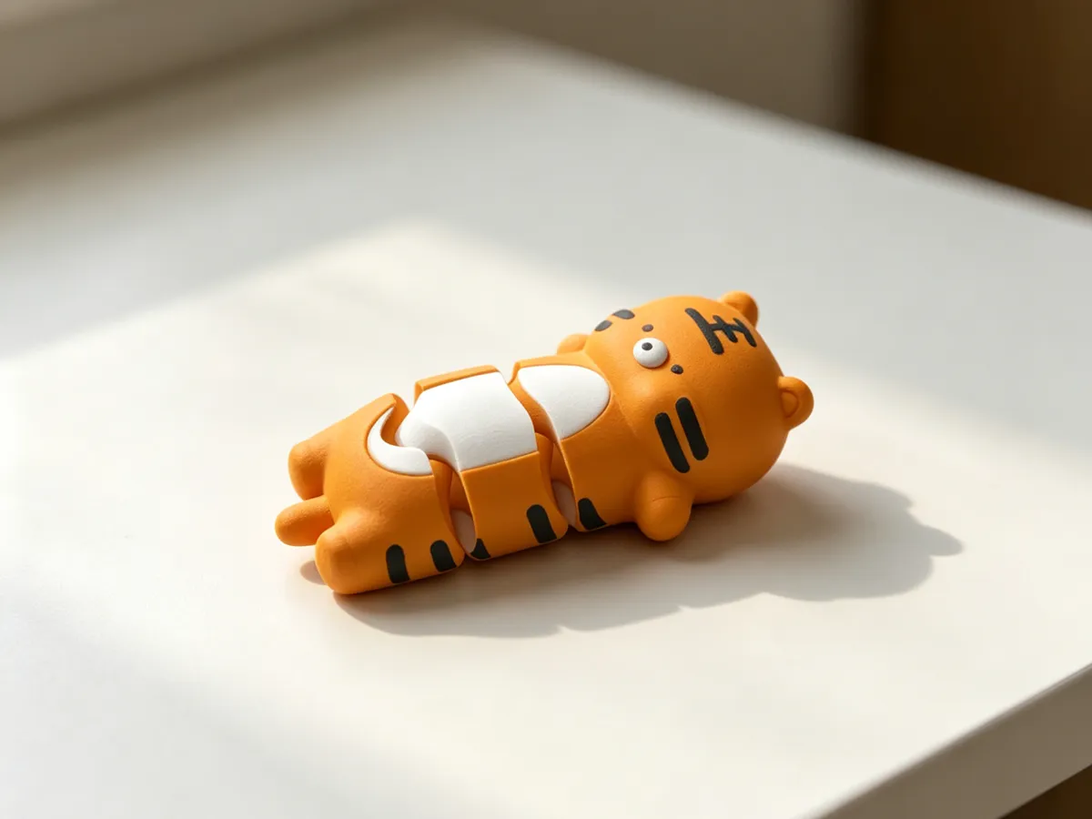 Tiger - Articulated Animal - Articulated Animal Children's Fidget ...