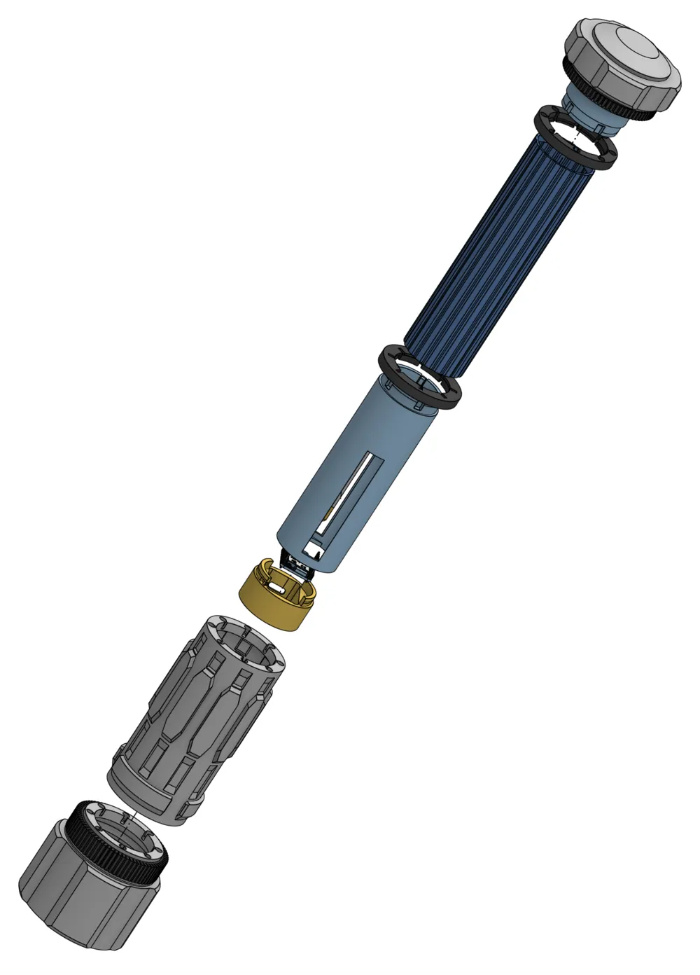 Le Noyau Modulaire : Lampe Torche EDC Sci-Fi - Modèle d'Impression 3D ...