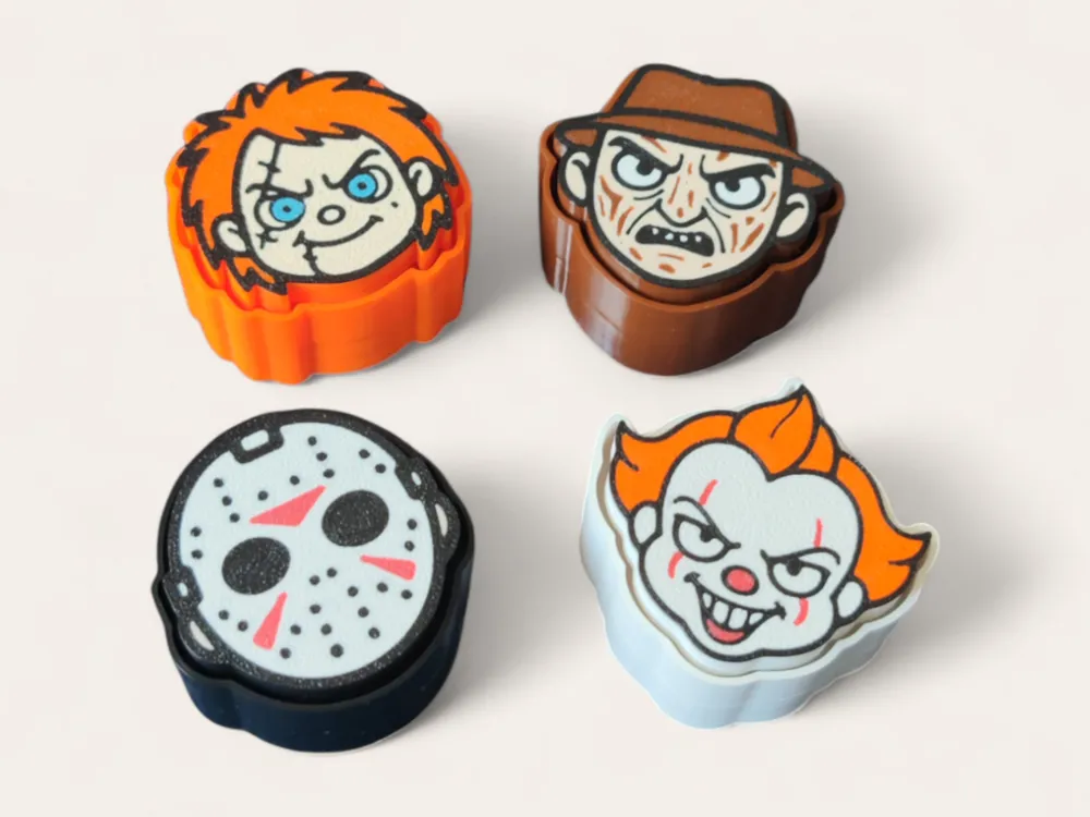 Horror Clickers – Pennywise, Jason, Freddy, Chucky by MakerPeace 3D ...