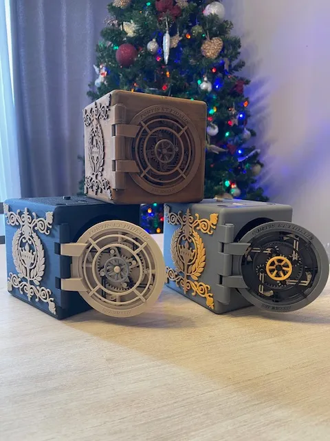 Dual Locking Vault - Configurable & Customizable! - Free 3D Print Model ...