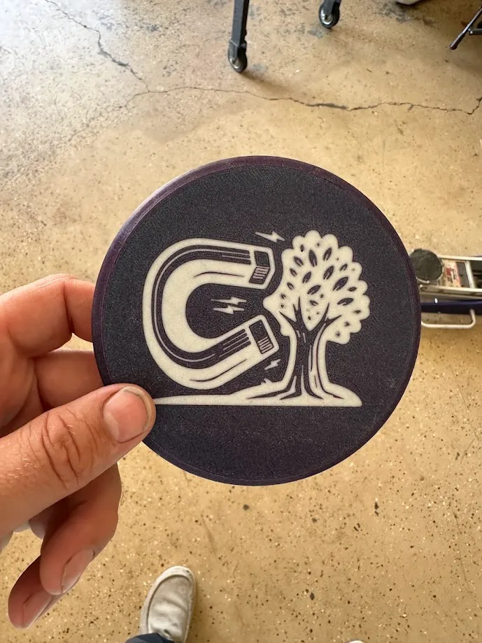 Tree Magnet Mini Disc Golf Marker by thamitchsta - MakerWorld