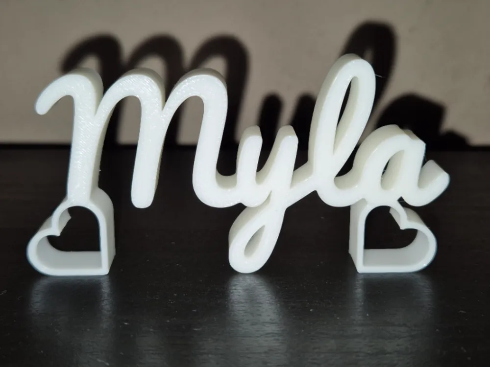 Myla Name Sign Display Decor by GabT MakerWorld: Download Free 3D Models