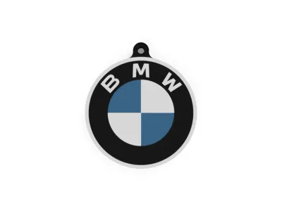 BMW Logo Keychain - Free 3D Print Model - MakerWorld