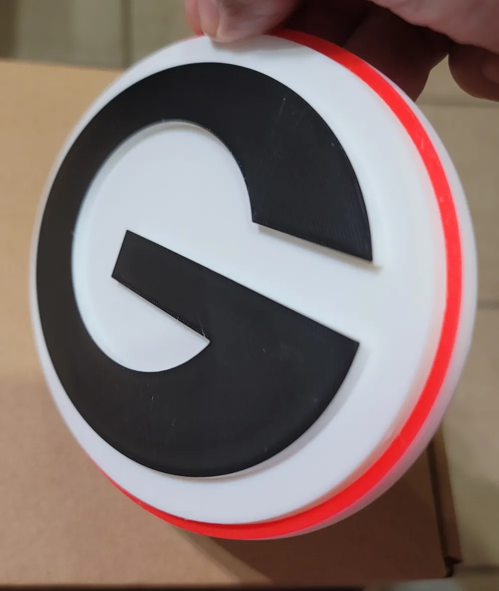 GEORGIA 3D Logo 180mm series by mercadogarzas - MakerWorld
