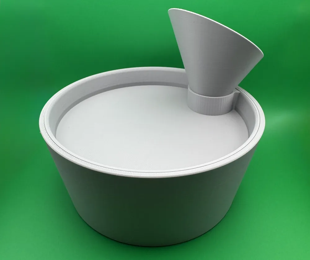 Sunflower Seed Bowl with Removable Spit Funnel by wiste95 MakerWorld ...