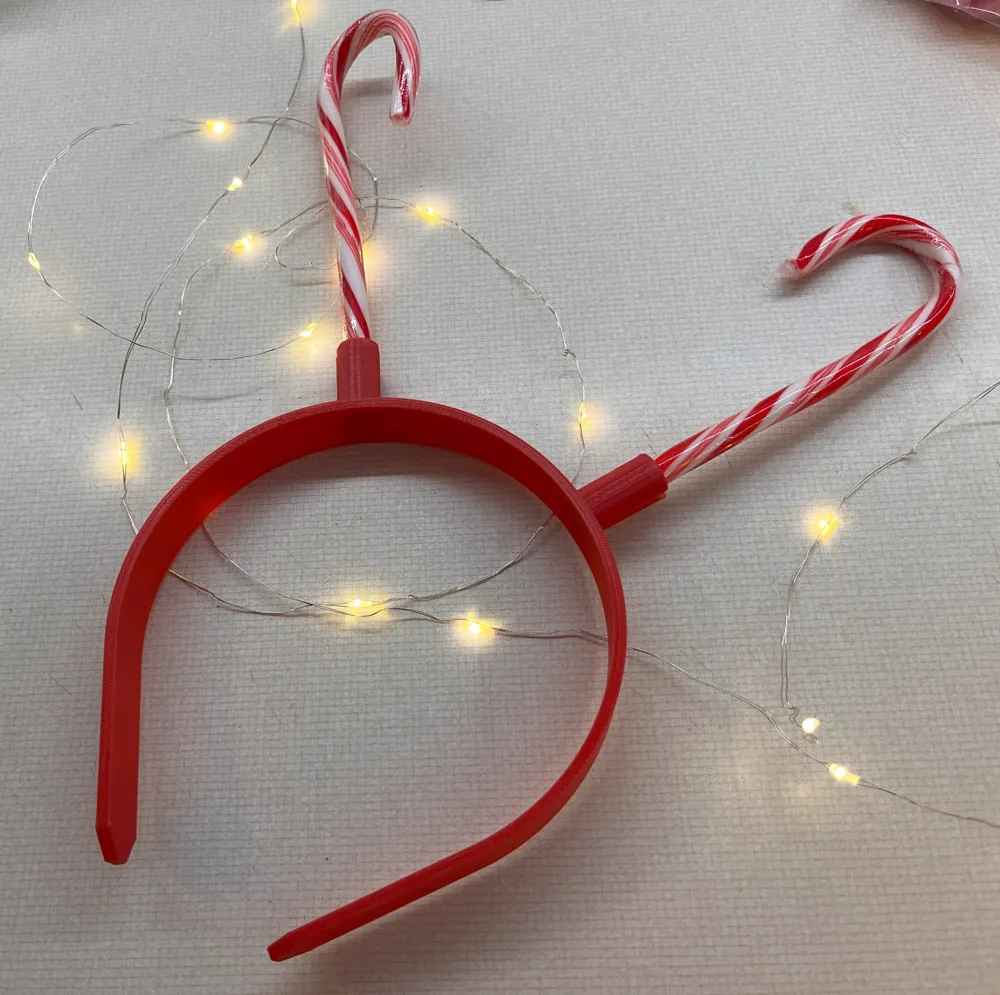 Candycane Headband by CLaM 3D - MakerWorld