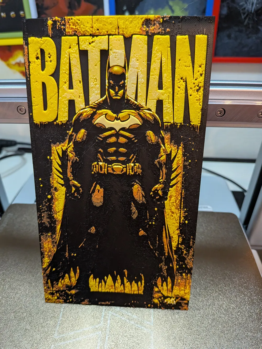 BATMAN HueForge by Kojak.nr MakerWorld: Download Free 3D Models